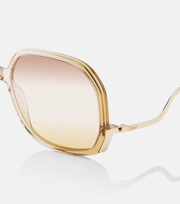 Chloé Oversized Square Frame Sunglasses