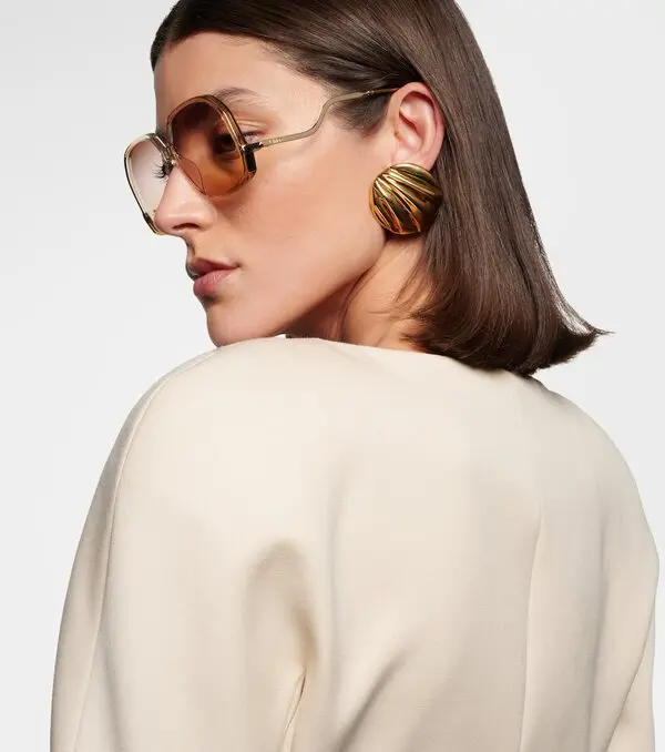 Chloé Oversized Square Frame Sunglasses