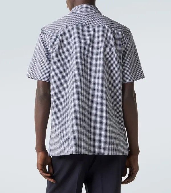 Dunhill Gingham Cotton Shirt