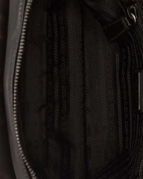 Prada Distressed Nappa Leather Shoulder Bag
