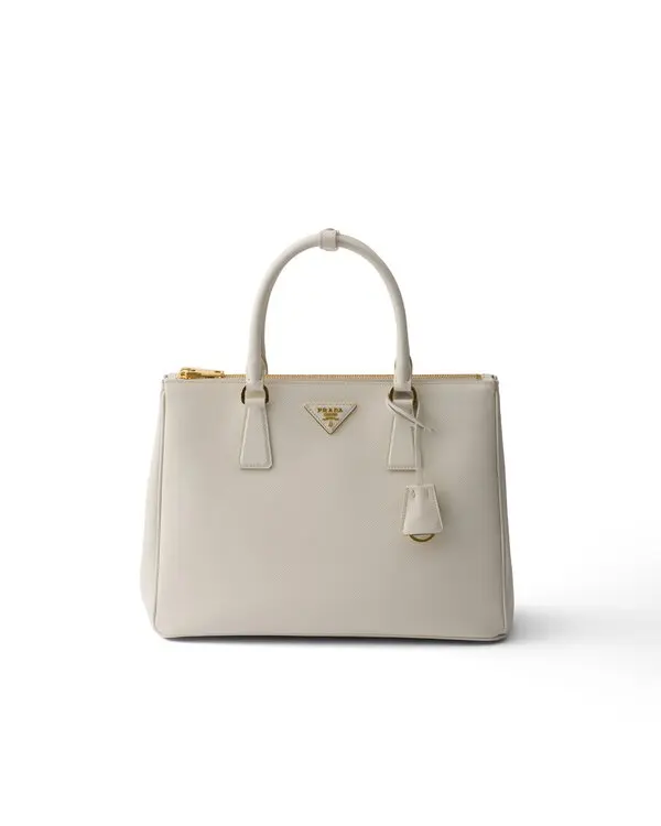 Prada Galleria Large Saffiano Leather Bag - Neutral