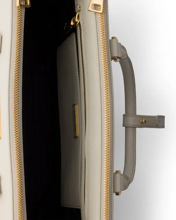 Prada Galleria Large Saffiano Leather Bag - Neutral
