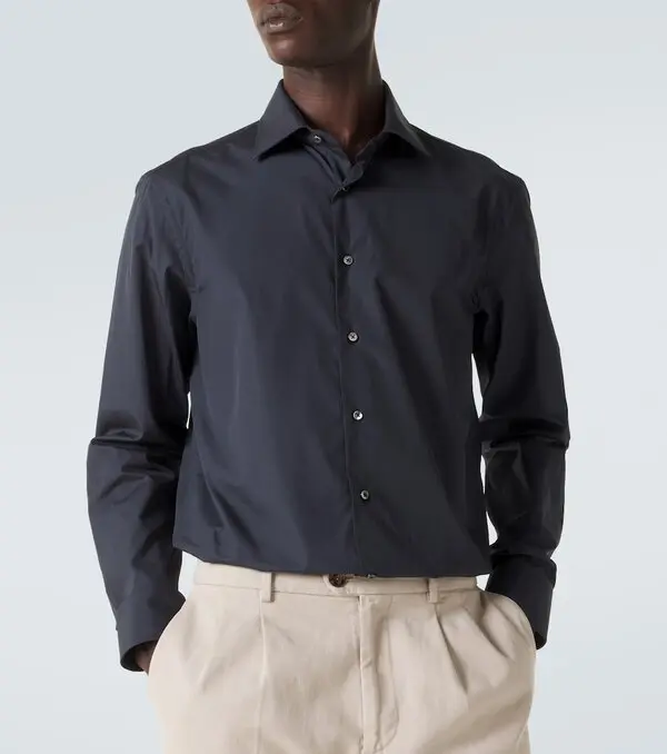 Canali Cotton Shirt - Blue
