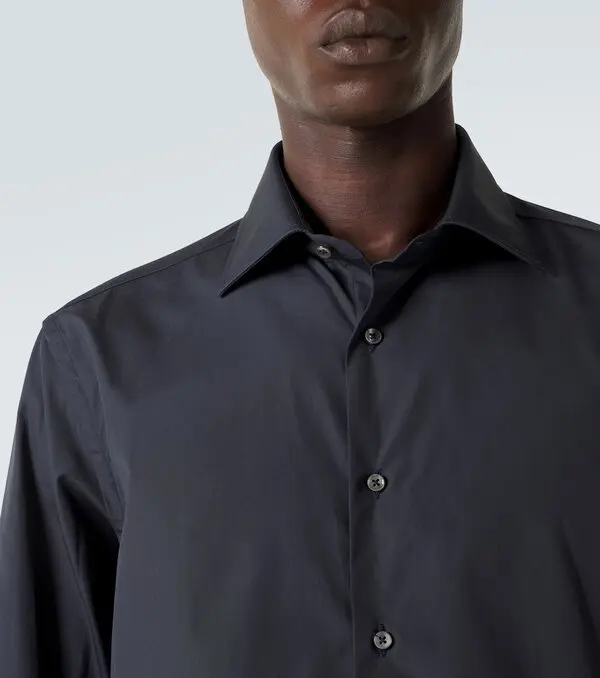 Canali Cotton Shirt - Blue