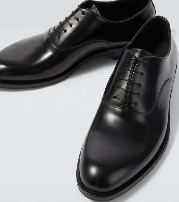 Canali Leather Oxford Shoes