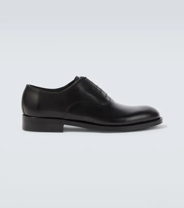 Canali Leather Oxford Shoes