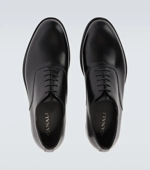 Canali Leather Oxford Shoes