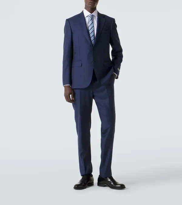Canali Leather Oxford Shoes