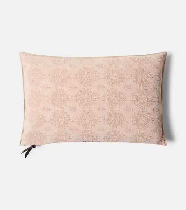 MAISON DE VACANCES Cotton-blend Jacquard Cushion