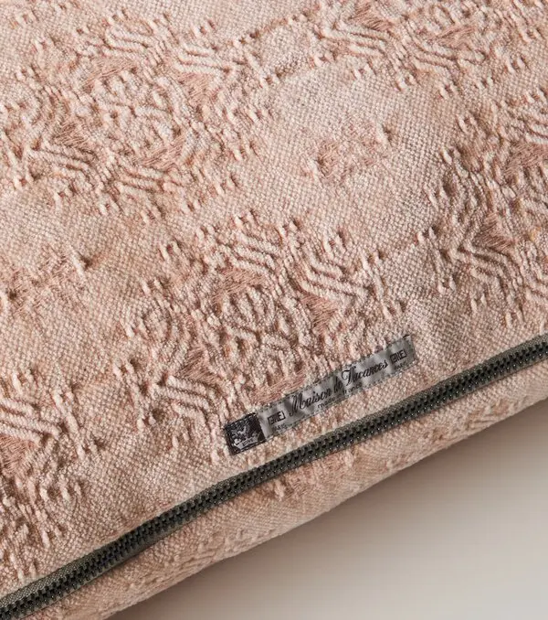 MAISON DE VACANCES Cotton-blend Jacquard Cushion