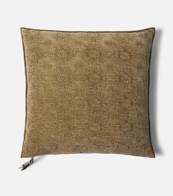 MAISON DE VACANCES Cotton-blend Jacquard Cushion