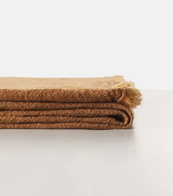 MAISON DE VACANCES Linen Throw