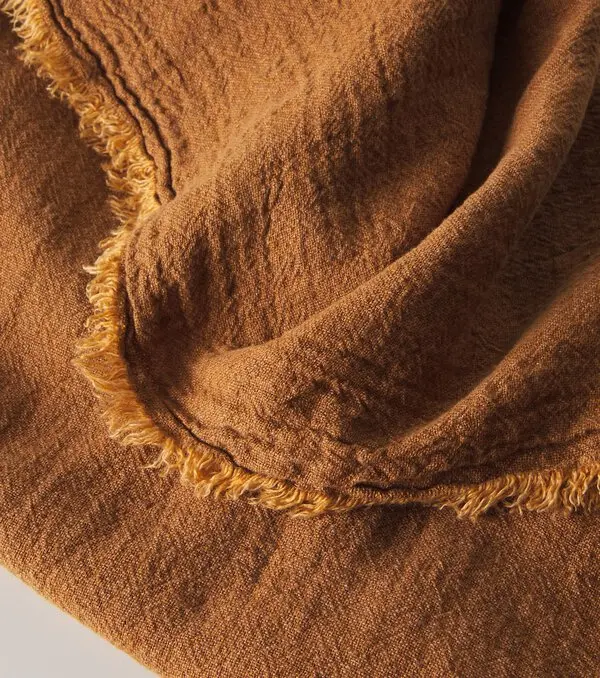 MAISON DE VACANCES Linen Throw