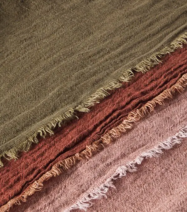 MAISON DE VACANCES Linen Throw