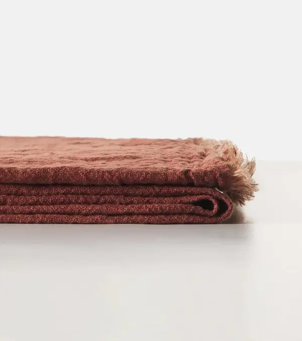 Maison De Vacances Linen Crepe Throw