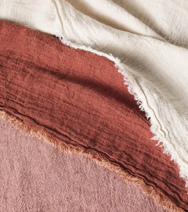 Maison De Vacances Linen Crepe Throw