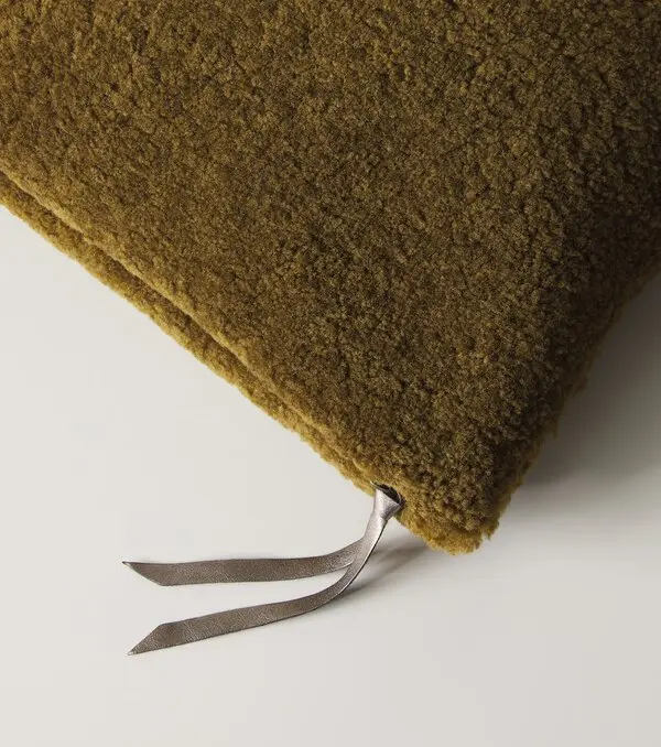 MAISON DE VACANCES Shearling Cushion