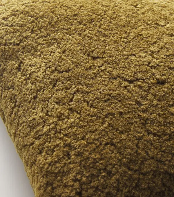 MAISON DE VACANCES Shearling Cushion
