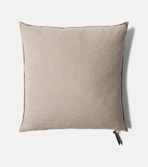 MAISON DE VACANCES Linen Crepe Cushion - Beige