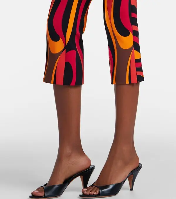 Emilio Pucci Marmo Jersey Capri Pants