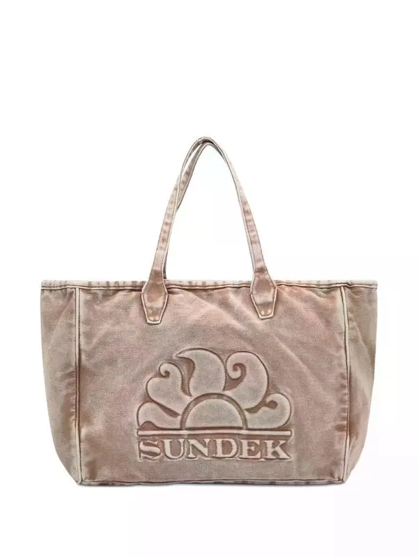 Sundek Embossed Logo Tote Bag