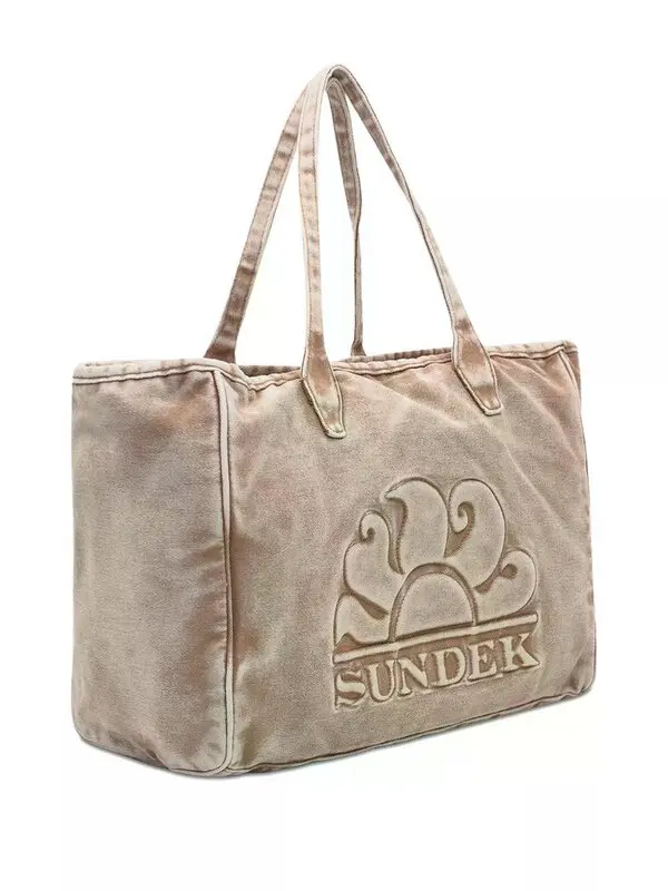 Sundek Embossed Logo Tote Bag