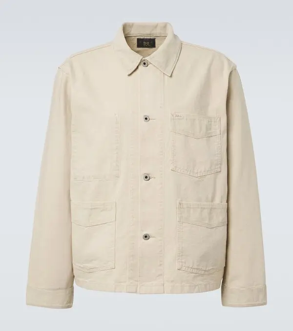 Ralph Lauren Cotton Denim Jacket With Corduroy Trim