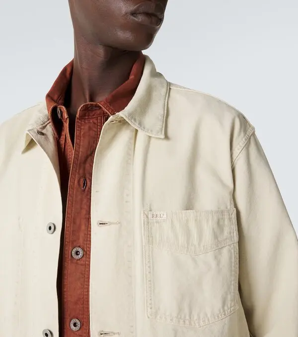 Ralph Lauren Cotton Denim Jacket With Corduroy Trim