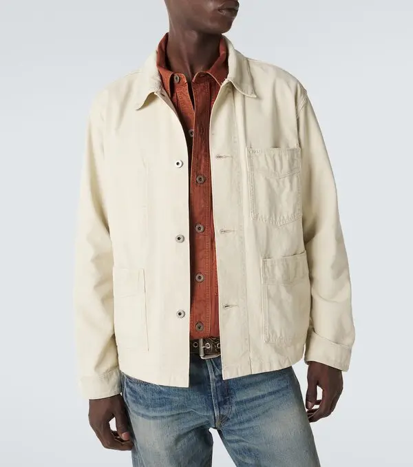 Ralph Lauren Cotton Denim Jacket With Corduroy Trim