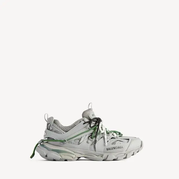 Balenciaga Track Trail Lace Up Sneakers - Grey