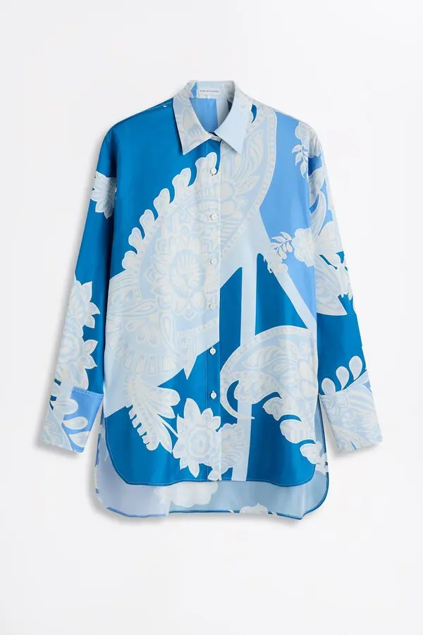 Scanlan Theodore Silk Printed Shirt