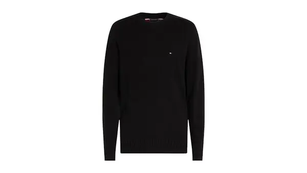Tommy Hilfiger Wool Crewneck Sweater - Black