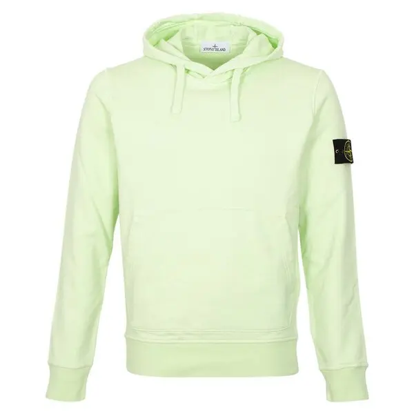 Stone Island Logo Hoodie - Mint Green