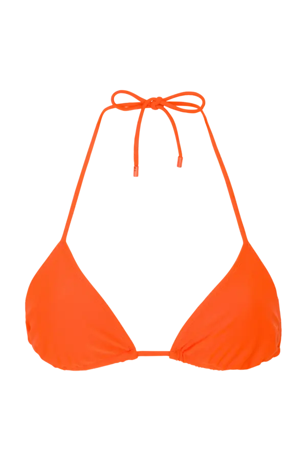 SUNKISSED Le Triangle Top Spicy Bikini Top - Orange
