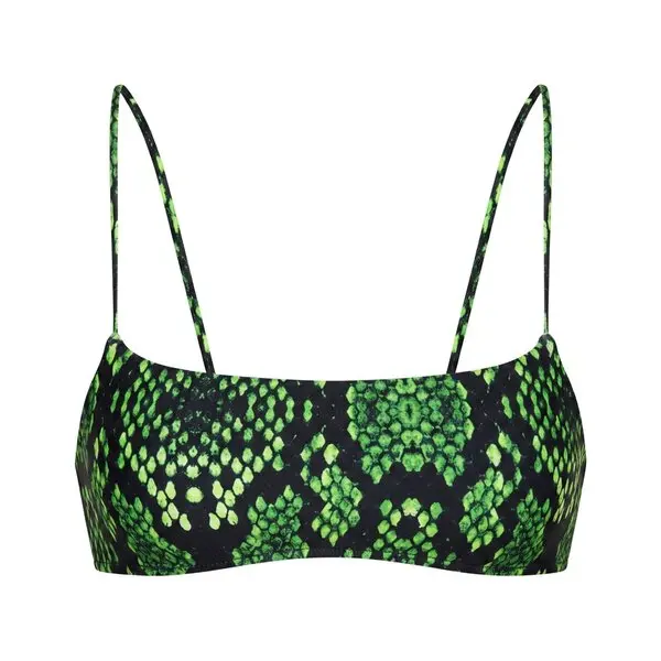 SUNKISSED Sporty Scoop Top - Green/black