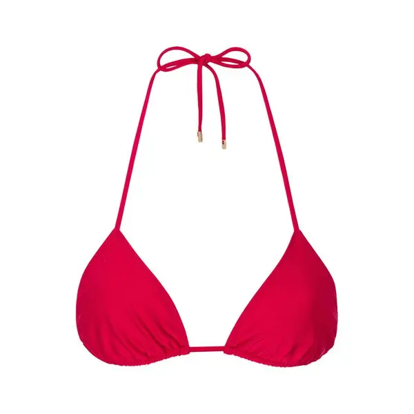 SUNKISSED Le Triangle Bikini Top - Red