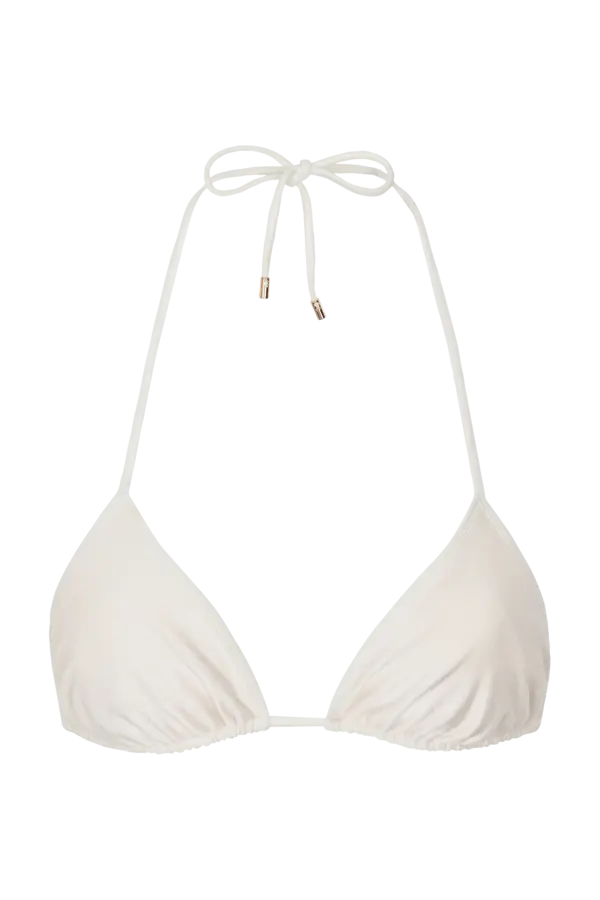 SUNKISSED Le Triangle Top Coco Bikini Top - White