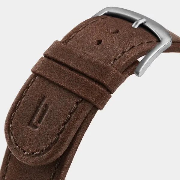 Lilienthal Berlin Huxley Stainless Steel And Leather Watch
