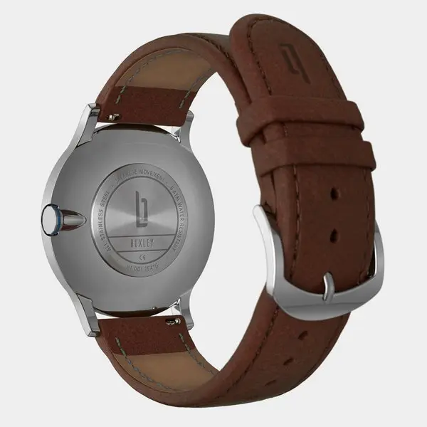 Lilienthal Berlin Huxley Stainless Steel And Leather Watch