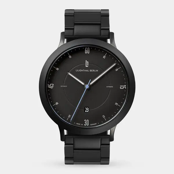 Lilienthal Berlin Zeitgeist Automatic Stainless Steel Matte - Black