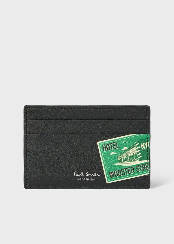 Paul Smith Hotel Stickers' Credit Card Holder
