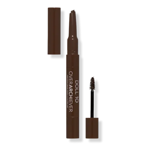 DOLL 10 Overarchiever Precision Brow Pencil And Filling Gel - Brunette