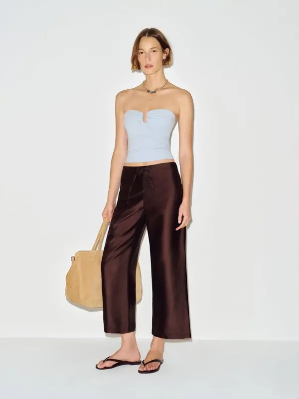 REFORMATION Yara Knit Top - Blue