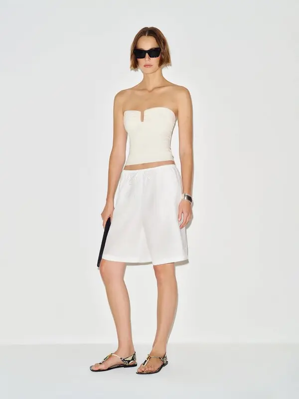 REFORMATION Yara Knit Top - Ivory