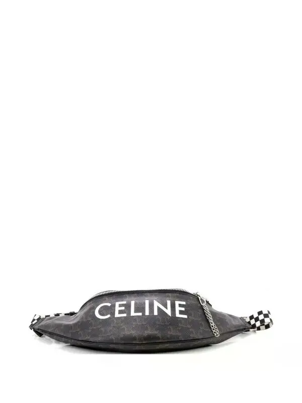 Celine Triomphe Coated Canvas Belt Bag