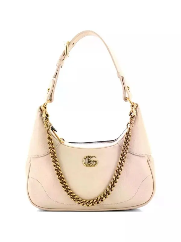 Gucci Aphrodite Zip Shoulder Bag - Neutrals