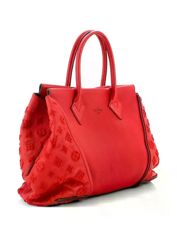 LOUIS VUITTON Calfskin Pm Tote Bag - Red
