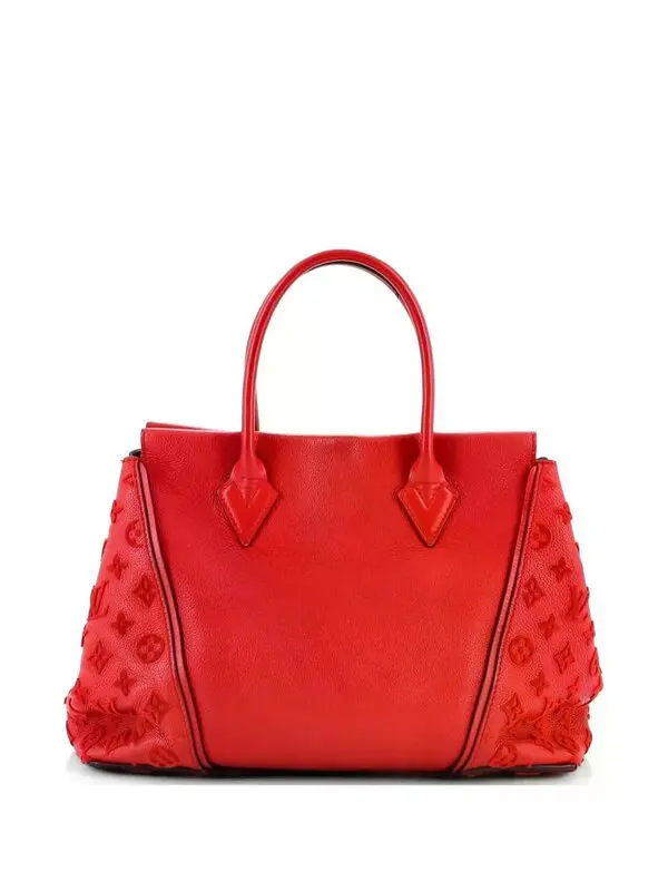 LOUIS VUITTON Calfskin Pm Tote Bag - Red
