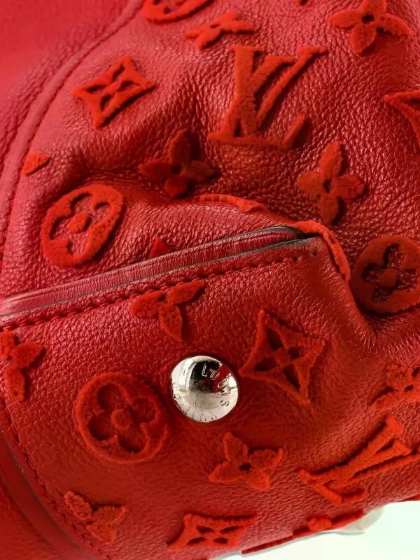 LOUIS VUITTON Calfskin Pm Tote Bag - Red