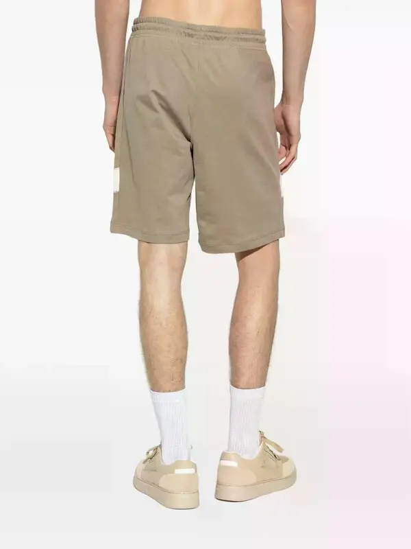 EA7 Logo-print Drawstring Track Shorts